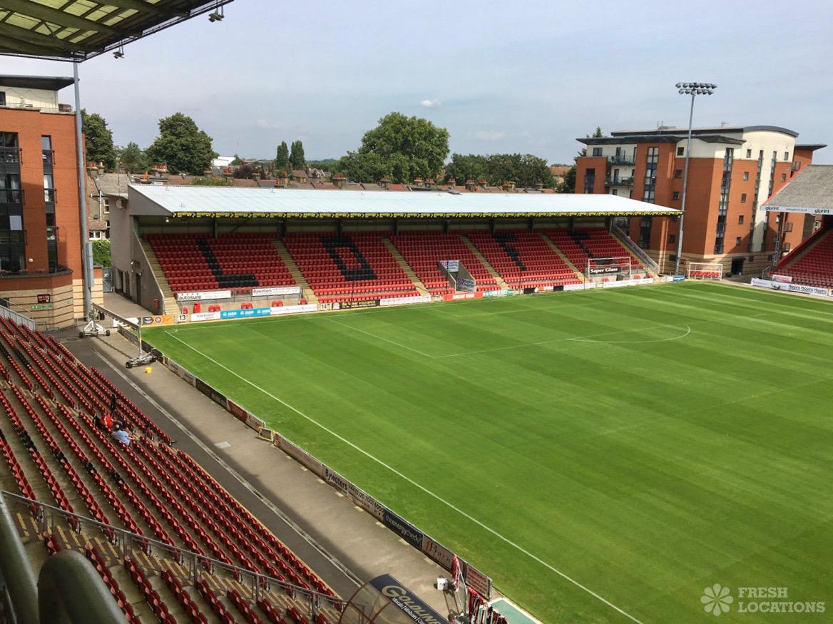 Leyton Stadium Shoot Location | Fresh Locations
